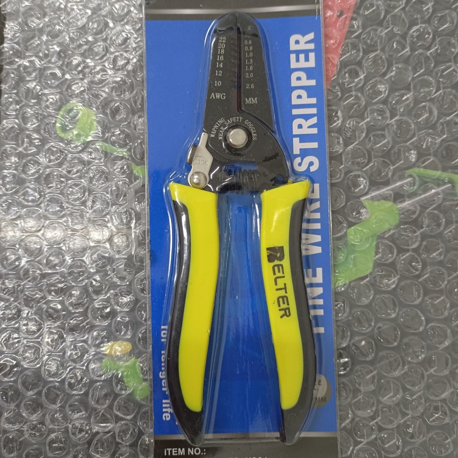 Jual Tang kupas kabel ukuran gunting kabel wire stipper gunting kupas ...