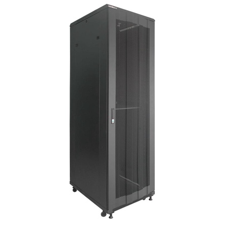 Jual CLOSE RACK INDORACK IR6042G - RAK SERVER 42U 600MM 19 INCH GLASS ...