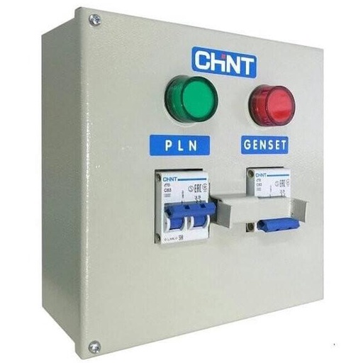 Jual Panel Genset Ohm Saklar 2P 63A Panel Box Interlock Switch Cgange ...