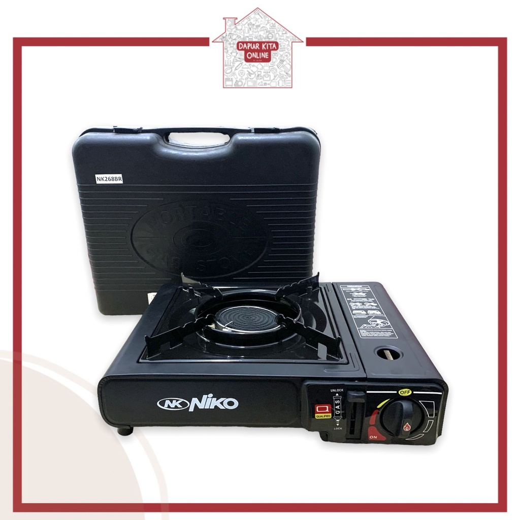 Jual Kompor Gas Portable NIKO 268 [Tungku Bara] / Kompor Portable Gas ...