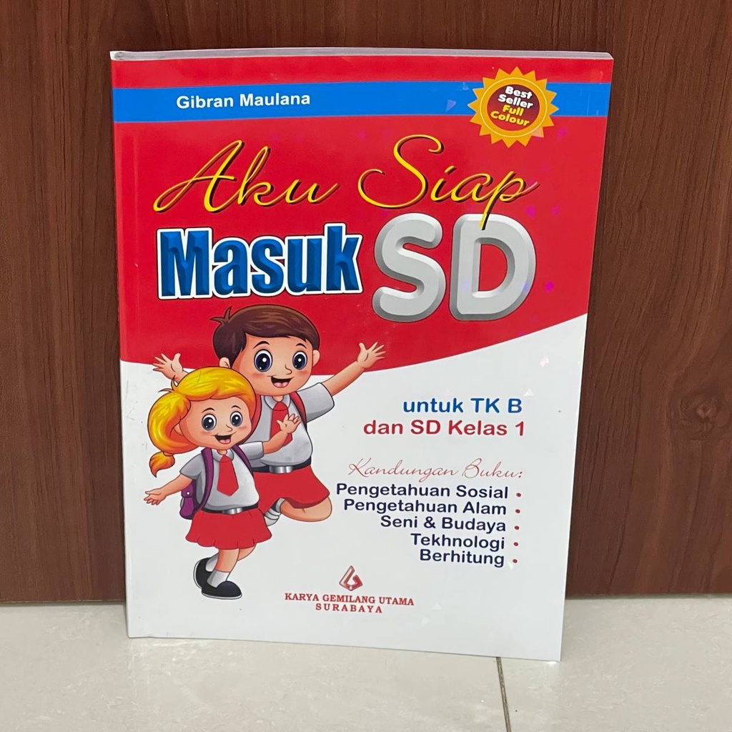 Jual BUKU Aku Siap Masuk SD untuk TK B dan SD Kelas 1 FULL COLOUR ...