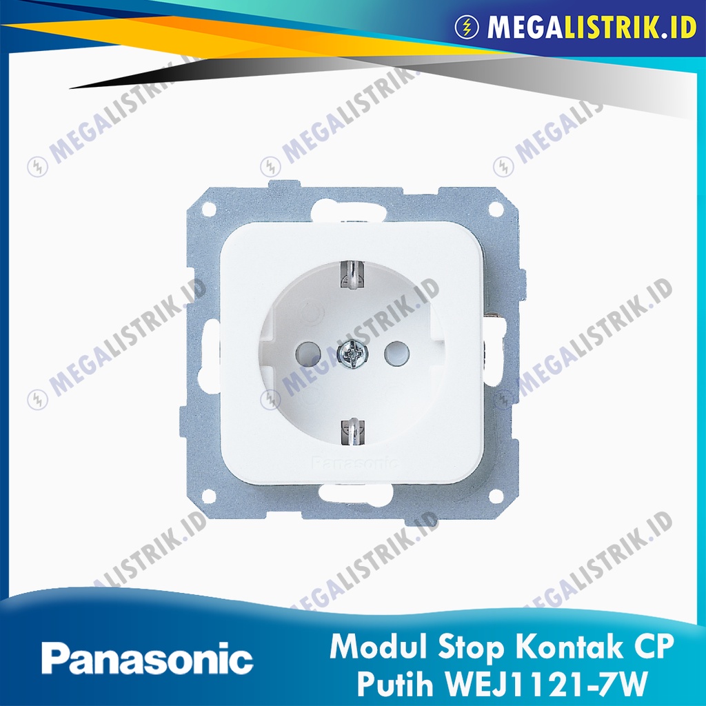 Jual PANASONIC MODUL STOP KONTAK CP PUTIH WEJ1121-7 / MODUL SOCKET ...
