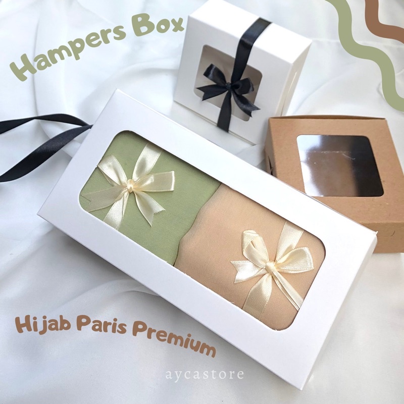 Jual HAMPERS BOX | HIJAB BOX SEGI EMPAT PARIS PREMIUM | BACA DESKRIPSI ...