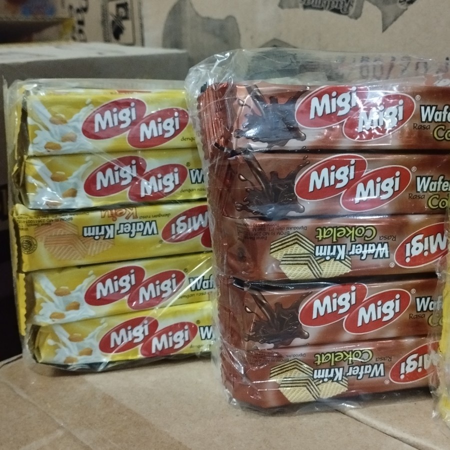 Jual migi migi wafer krim | Shopee Indonesia