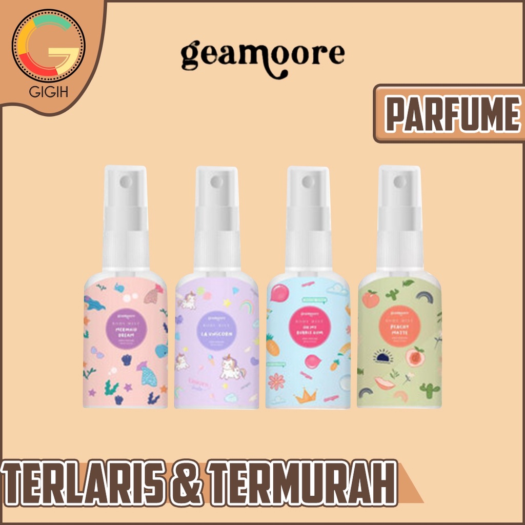 Jual GEAMOORE BODY MIST 30ML ALL VARIAN ( BUBBLE GUM / LA UNICORN ...