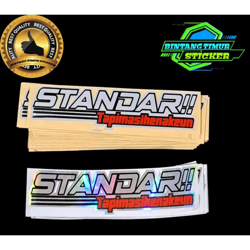 Jual STICKER STANDAR TAPI MASIH ENAKEUN CUTTING | Shopee Indonesia