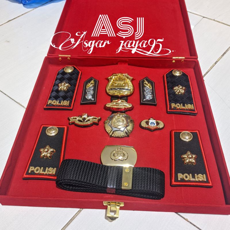 Jual pangkat kompol polisi exclusive produk set Box pdh pdu ucapan ...