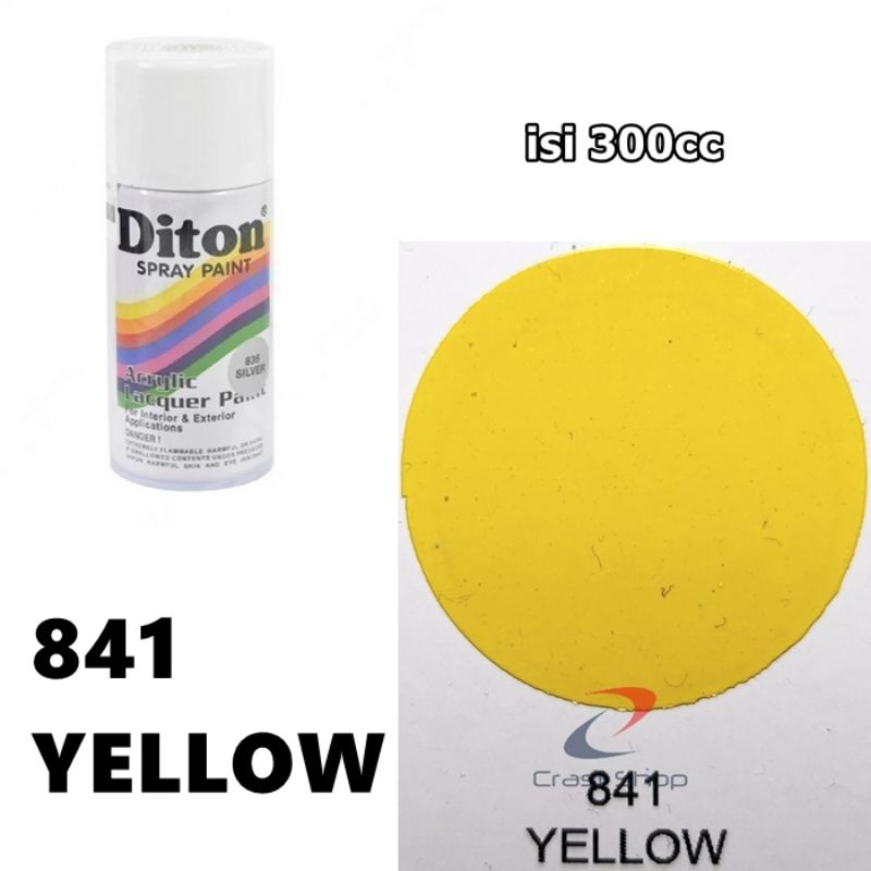 Jual Cat Pilox Diton Yellow 841 300cc Warna Kuning Solid Sepeda Motor ...