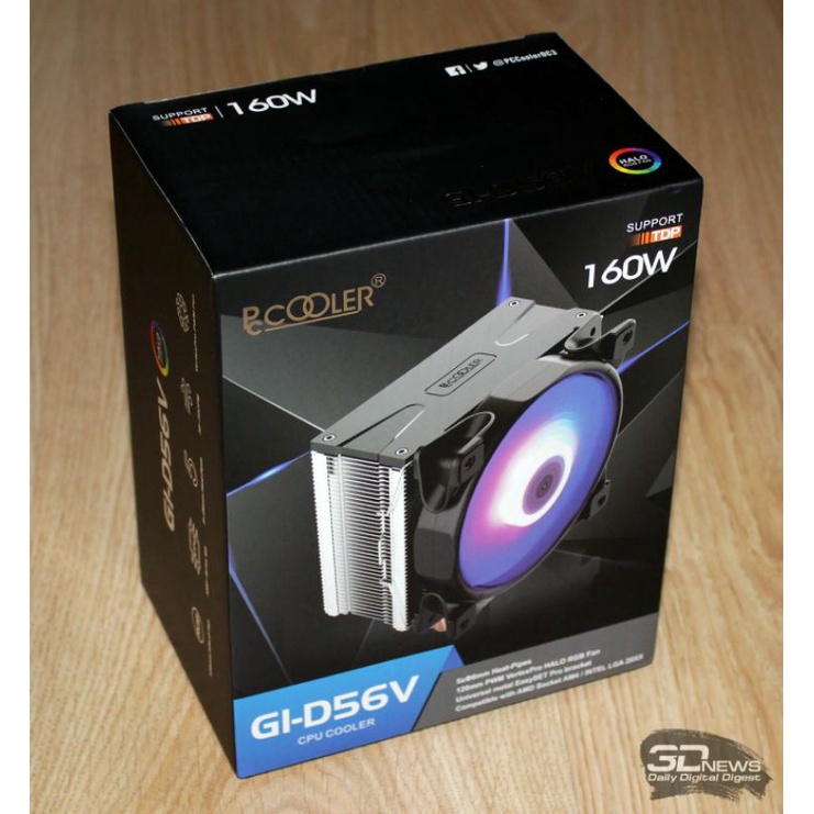 Jual Pendingin CPU Cooler Pccooler gi-d56v Halo Rgb | Shopee Indonesia
