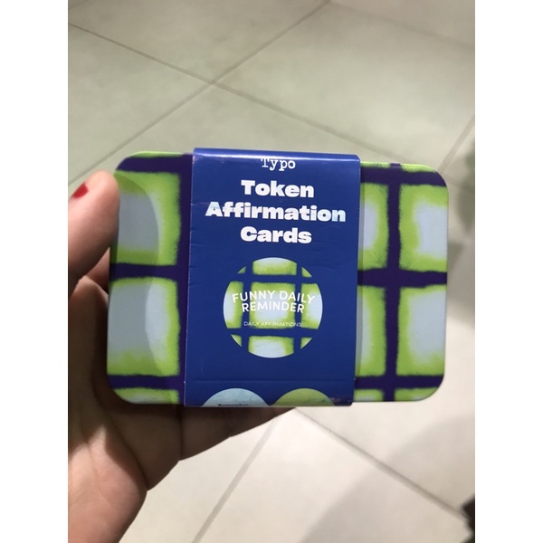 Jual Typo Token Affirmation Card Cards Kartu Afirmasi Original Mini ...