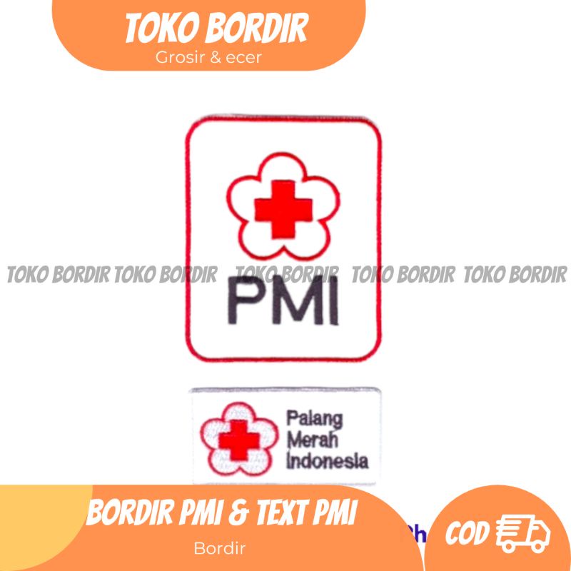 Jual Logo bordir pmi / badge pmi | Shopee Indonesia