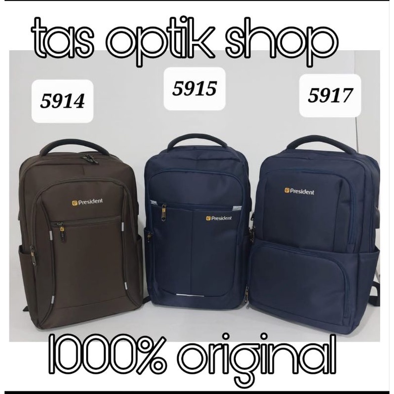 Jual tas ransel president 5914 original | Shopee Indonesia