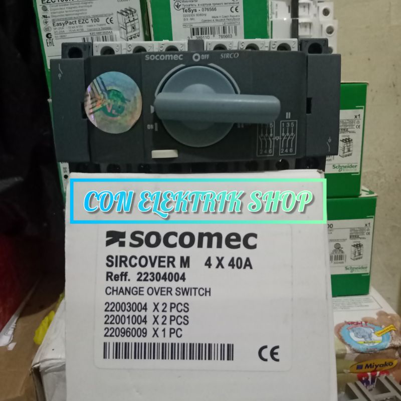 Jual COS SOCOMEC 4P 40A CHANGE OVER SWITCH SIRCOVER ORIGINAL | Shopee Indonesia