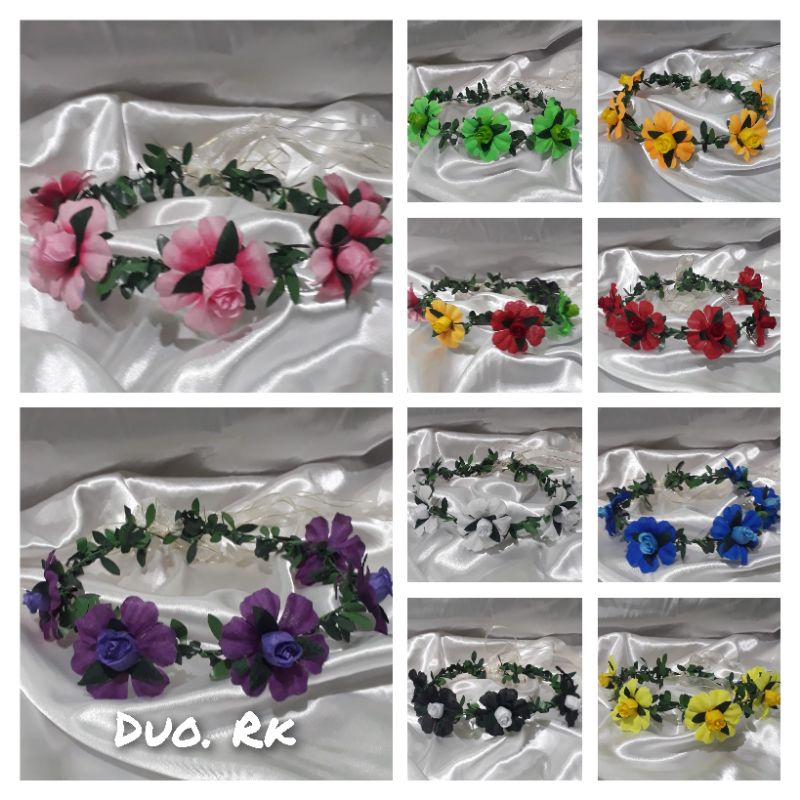 Jual BANDO MAHKOTA BUNGA TIARA LINGKAR KEPALA FLOWER CROWN ANAK DAN ...
