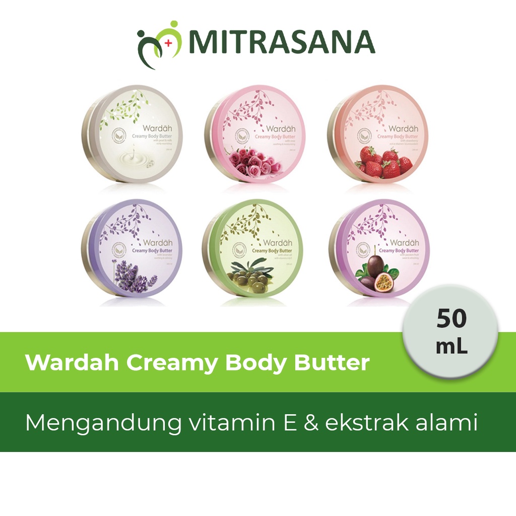 Jual Wardah Creamy Body Butter 50 ml - Membantu melembabkan dan ...