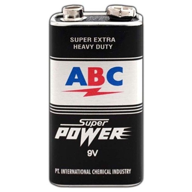 Jual BATU BATERAI ABC 9V SUPER POWER BATTERY BATERE KOTAK REMOTE ...