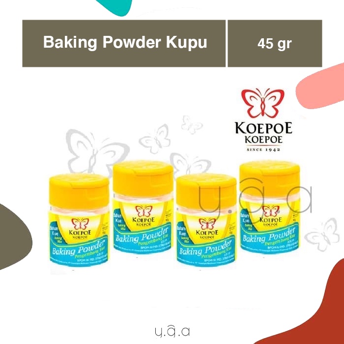 Jual Baking Powder Koepoe BP Kupu 45gr | Shopee Indonesia