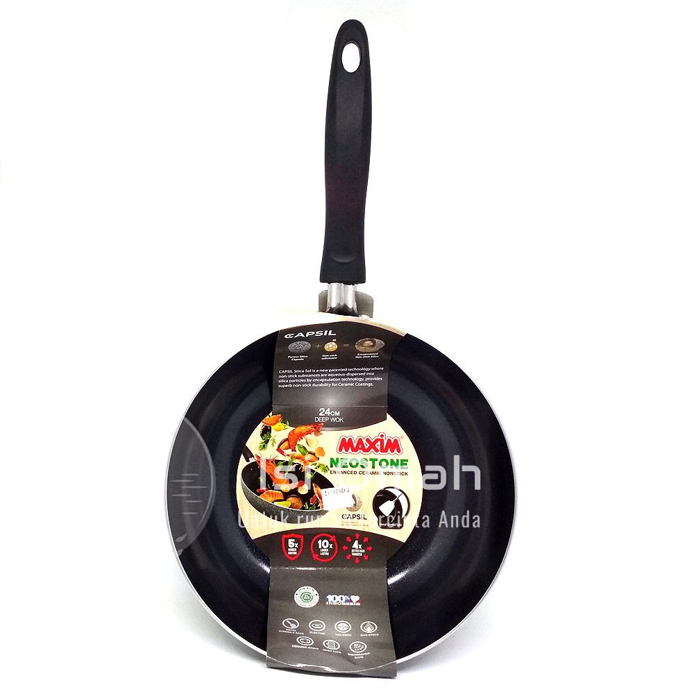 Jual Wajan Maxim Neostone Deep Wok 24cm | Shopee Indonesia