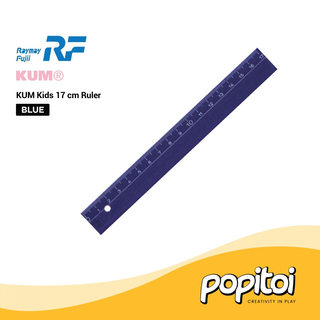 Jual Raymay KUM Kids 17 cm Ruler Penggaris Mistar Anak Warna Warni | Shopee Indonesia