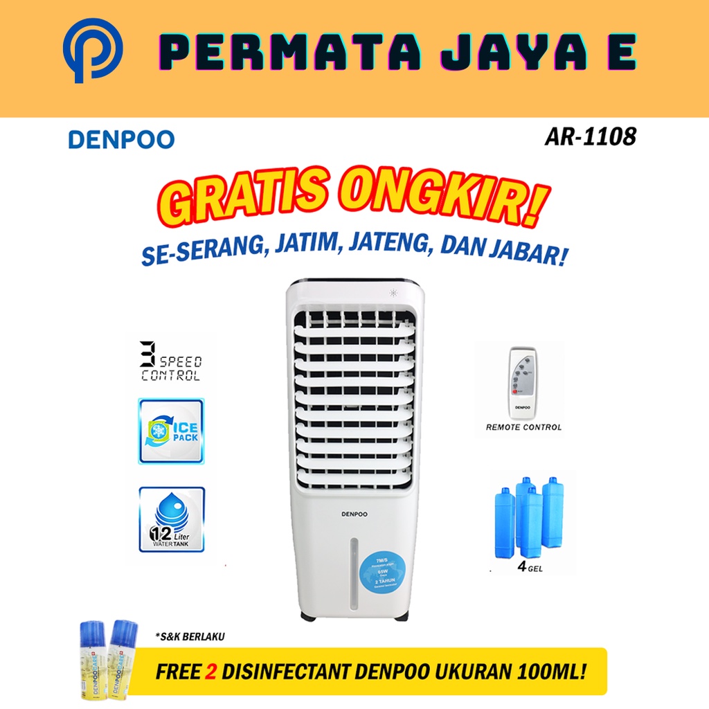 Jual Denpoo Air Cooler AR 1108 XF - AC Portable | Shopee Indonesia