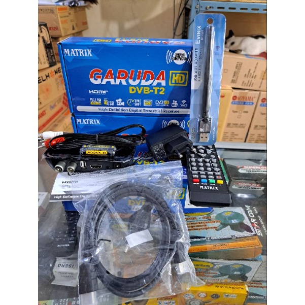 Jual SET TOP BOX DVBT2 RECEIVER MATRIX GARUDA HD | Shopee Indonesia