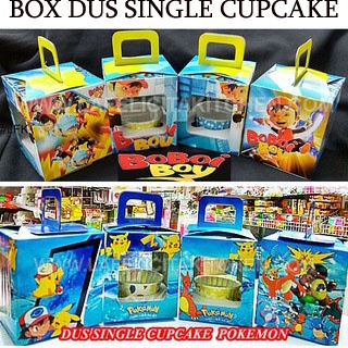 Jual BOX BOBOIBOY SINGLE HANDLE CUPCAKE CAKE KUE POKEMON DOKORASI CAKE ...