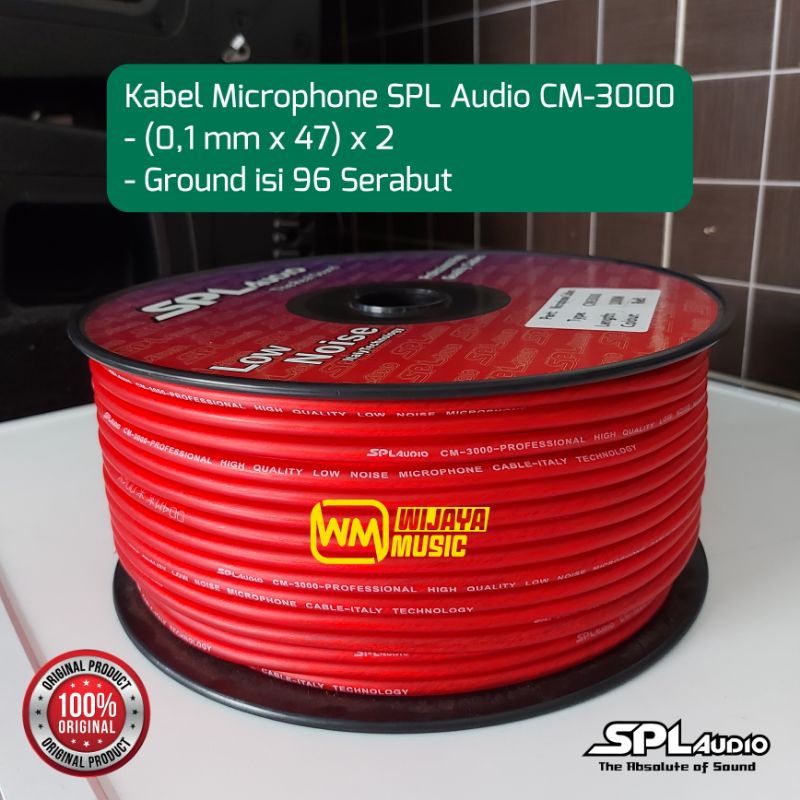 Jual Kabel Microphone ORIGINAL SPL Audio CM3000 Panjang 5 Meter Harga ...