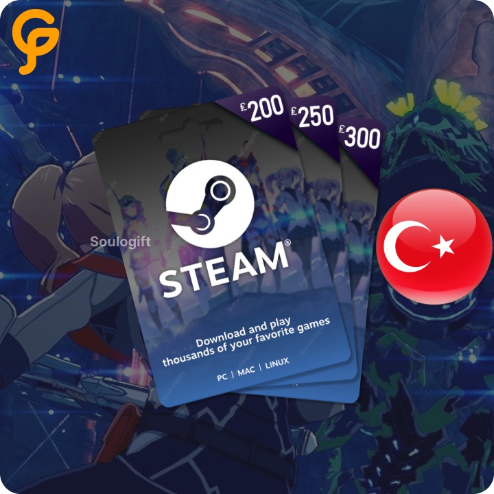 Jual Steam Wallet Turki / Turkey Lira 200 / 250 / 300 TL - digital code ...