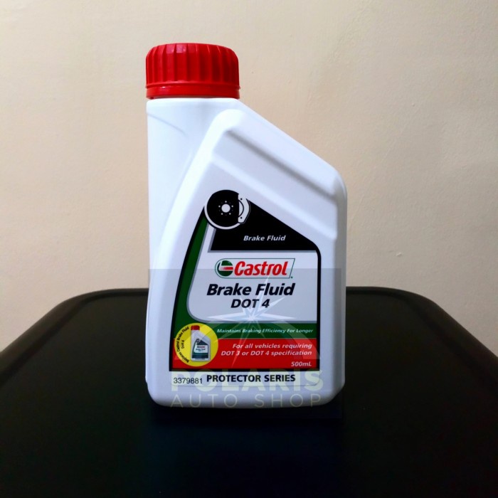 Jual Master Rem Brake Fluid Minyak Rem Castrol Dot 4 Warna Bening ...