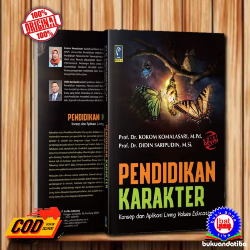 Jual BUKU PENDIDIKAN KARAKTER KONSEP & APLIKASI - PROF. DR. KOKOM KOMALASARI, M.PD. - ORIGINAL ...