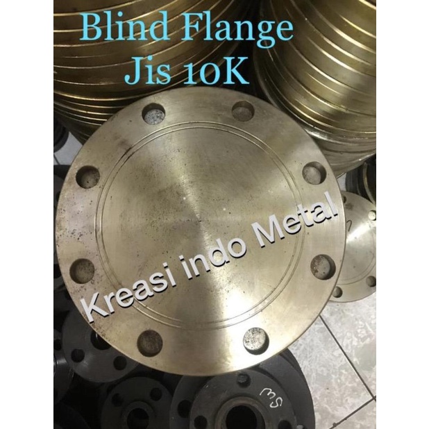 Jual Blind flange Jis 10k NS 4 inch ( Besi ) Buta 4” | Shopee Indonesia