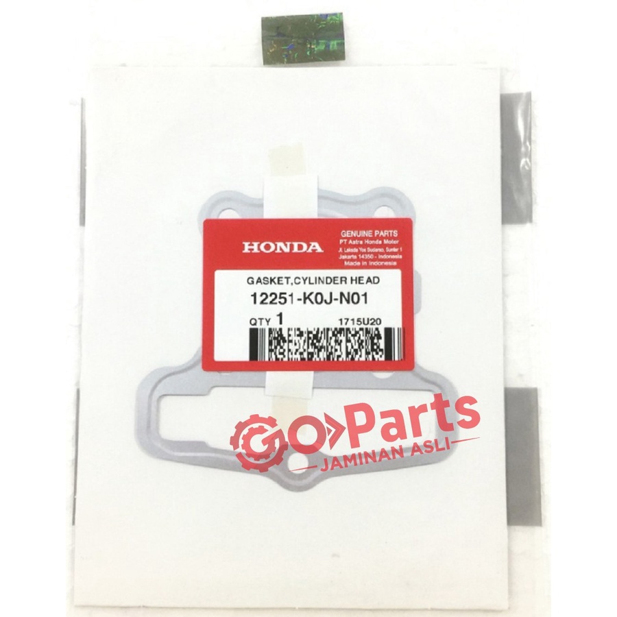 Jual Paking Head Atas (Gasket,Cylinder Head) BeAT K1A & Genio ...
