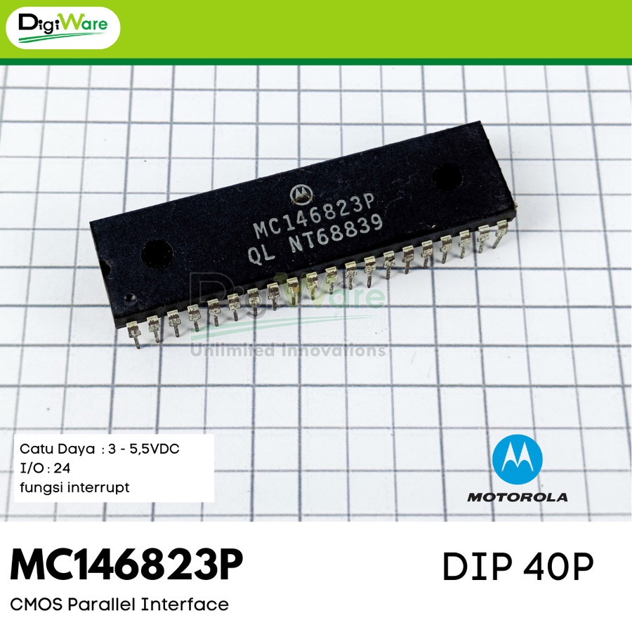 Jual MC146823P CMOS Parallel Interface DIP 40Pin | Shopee Indonesia