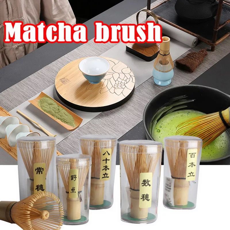 Jual matcha whisk bamboo brush green tea powder chasen tool / bambu ...