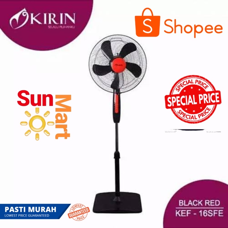 Jual JAMINAN TERMURAH!! KIPAS ANGIN KIRIN BERDIRI 16 SFE / KIPAS ANGIN BERDIRI KIRIN KEF 16 SFE ...