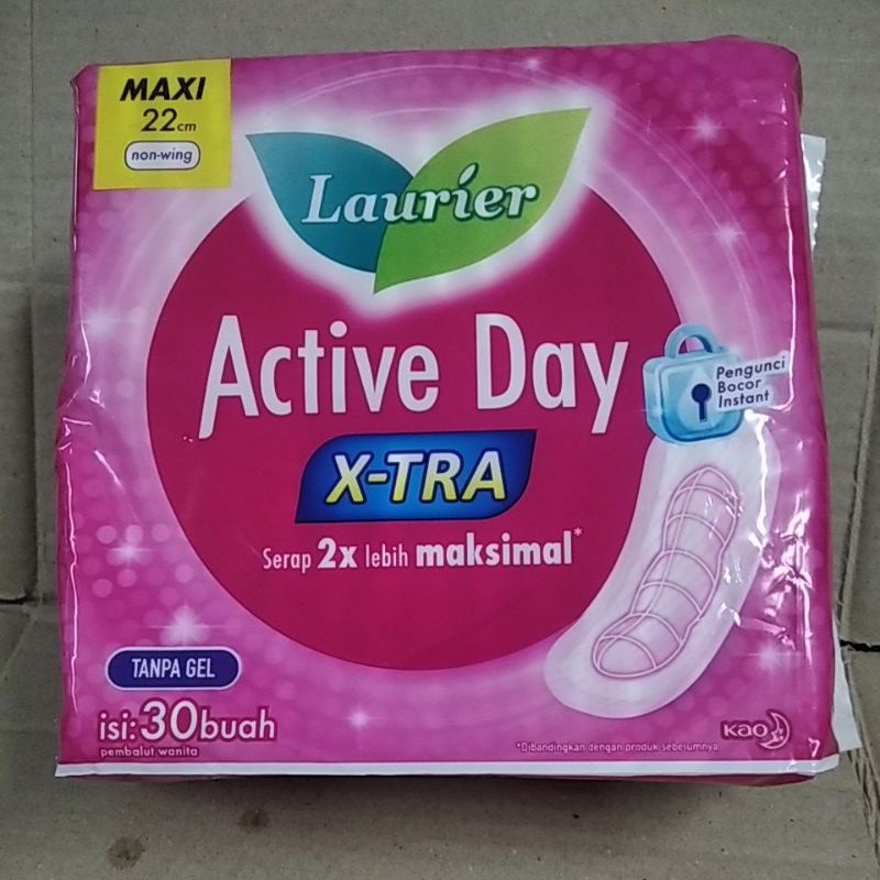 Jual Laurier Super Maxi Active Day 30 nw | Shopee Indonesia