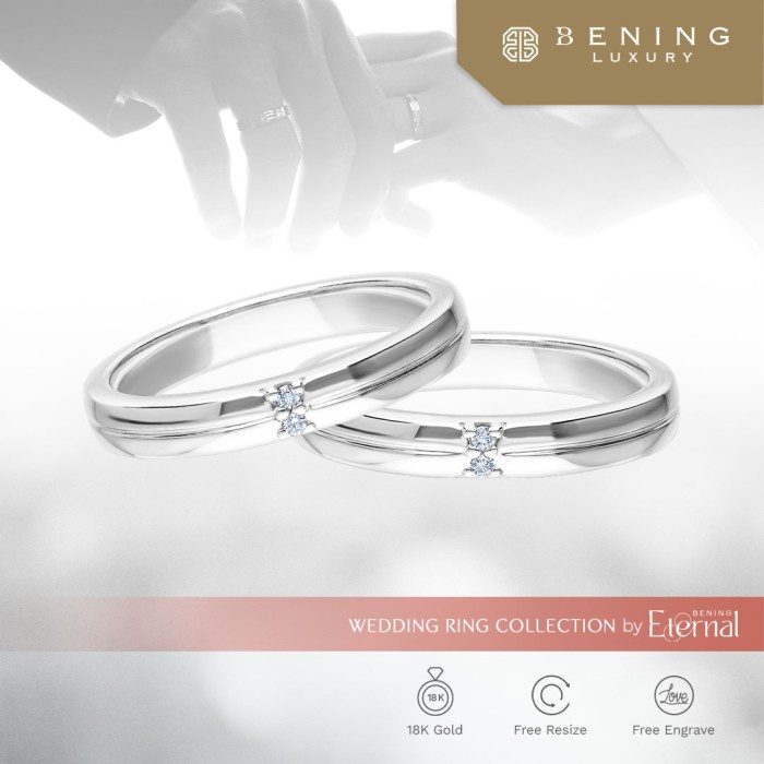 Jual Cincin Nikah Kawin Couple Wedding Ring-Lavani Rings Bening Luxury ...