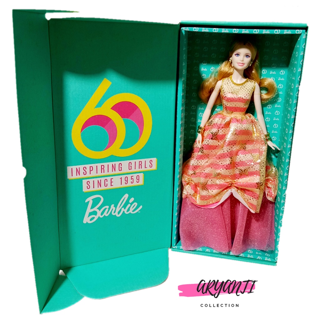 Jual Barbie 60th Anniversary Mattel | Shopee Indonesia