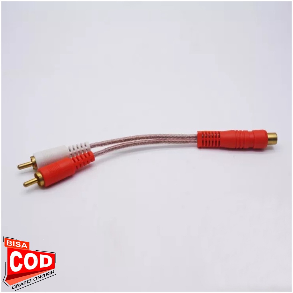 Jual 28modified - Kabel Jumper RCA Cabang Y 2 RCA Male To 1 RCA Female ...