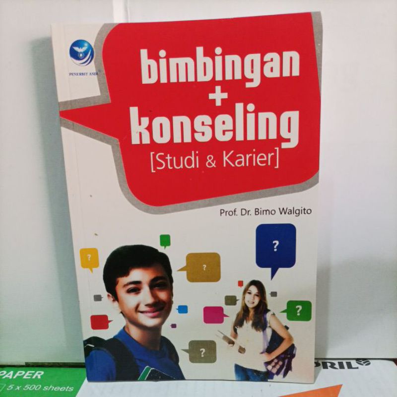 Jual Buku Bimbingan + Konseling (Studi & Karier) oleh Prof. Dr. Bimo ...