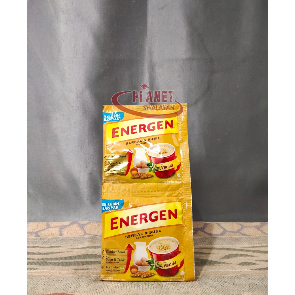Jual ENERGEN SEREAL RASA VANILLA SACHET | Shopee Indonesia