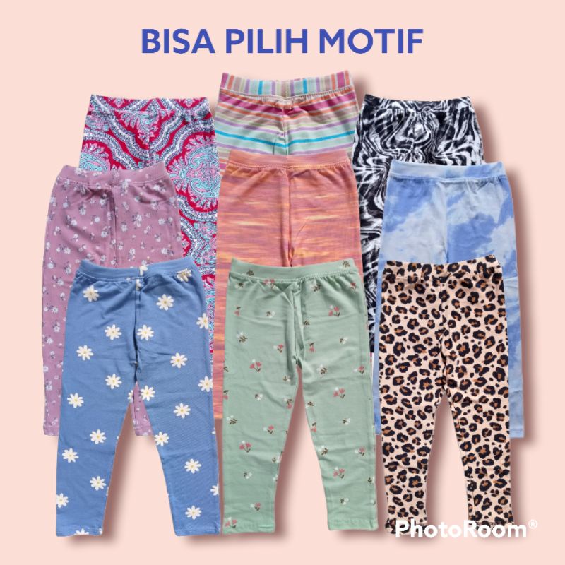 Jual Leging anak SML usia 1 sampai 6 tahun (bisa pilih motif) | Shopee ...