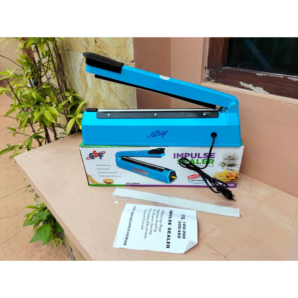 Jual GSF Impuls Sealer Original Alat Perekat Plastik Sealent Press ...
