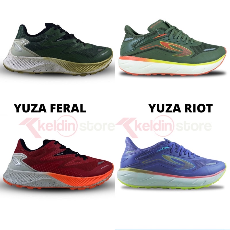 Jual Sepatu Lari 910 Nineten Yuza Riot Feral Evo Sepatu Trail Running ...