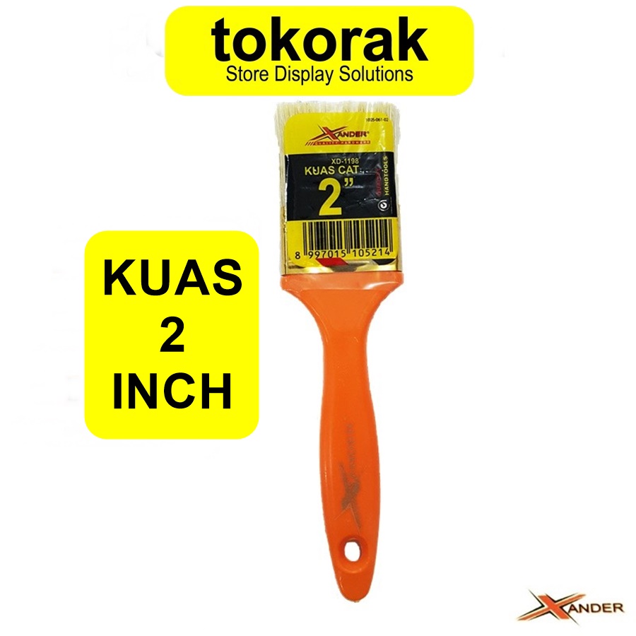 Jual KUAS CAT TEMBOK 2 INCH XANDER - KUAS CAT KAYU BESI | Shopee Indonesia