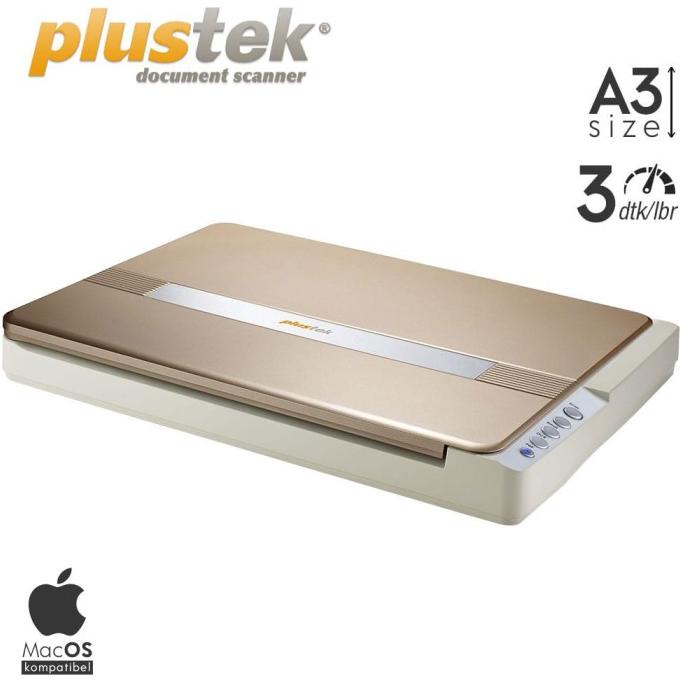Jual SCANNER PLUSTEK A3 OPTICSLIM 1680 (A3 - 3 detik) (FLATBED ...