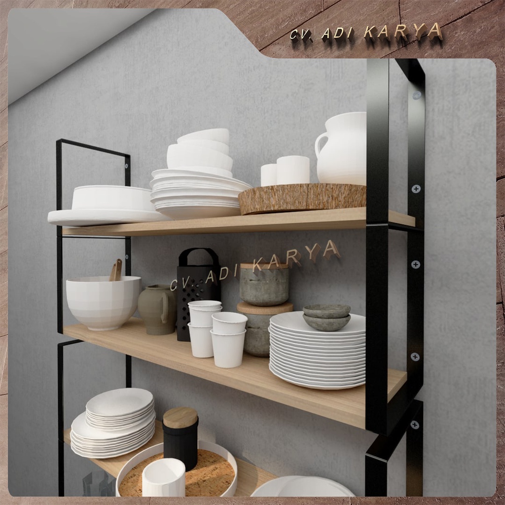 Jual Rak Besi Bumbu Dapur 2 Susun Serbaguna Rak Dapur Minimalis Hiasan ...