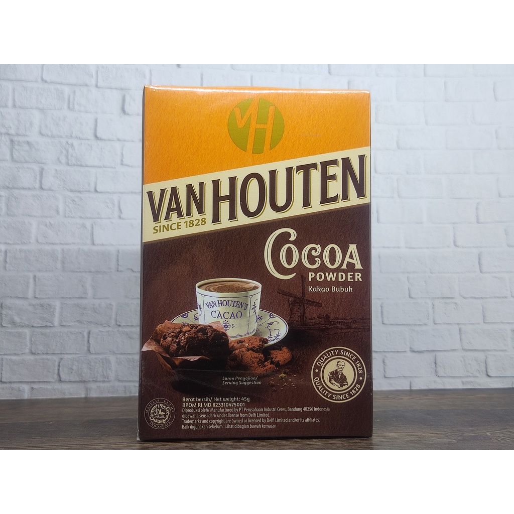 Jual Van houten cocoa powder 45gr | Shopee Indonesia