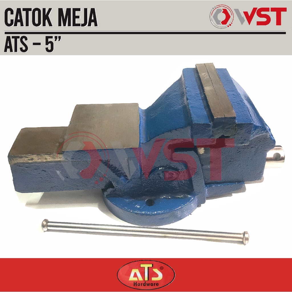 Jual ATS Catok Meja 5inch / Ragum 5" / Catok Paron 5 inch / Bench Vise ...