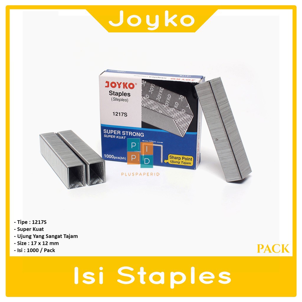 Jual JOYKO - Isi Staples No. 1217S - Staples untuk Stapler Besar - Pack ...